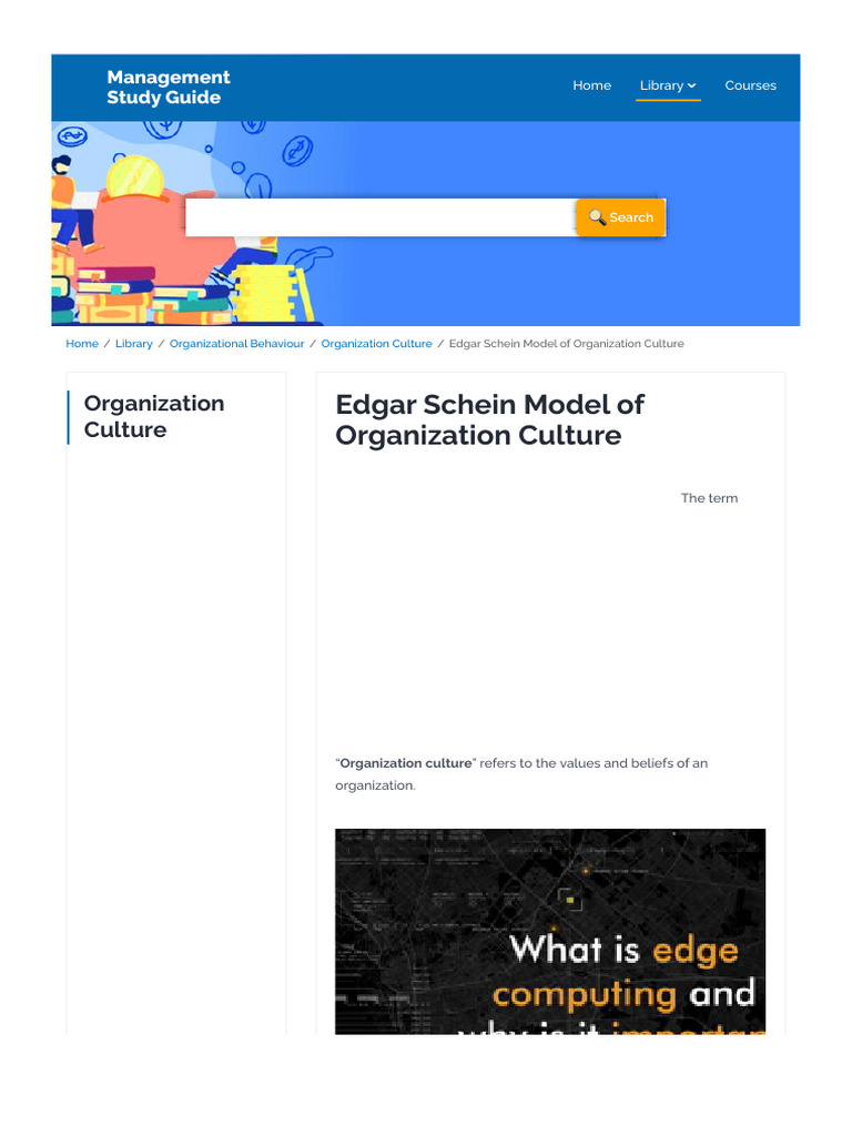 Edgar Schein Model of Organization Culture | PDF | Thought | Communication