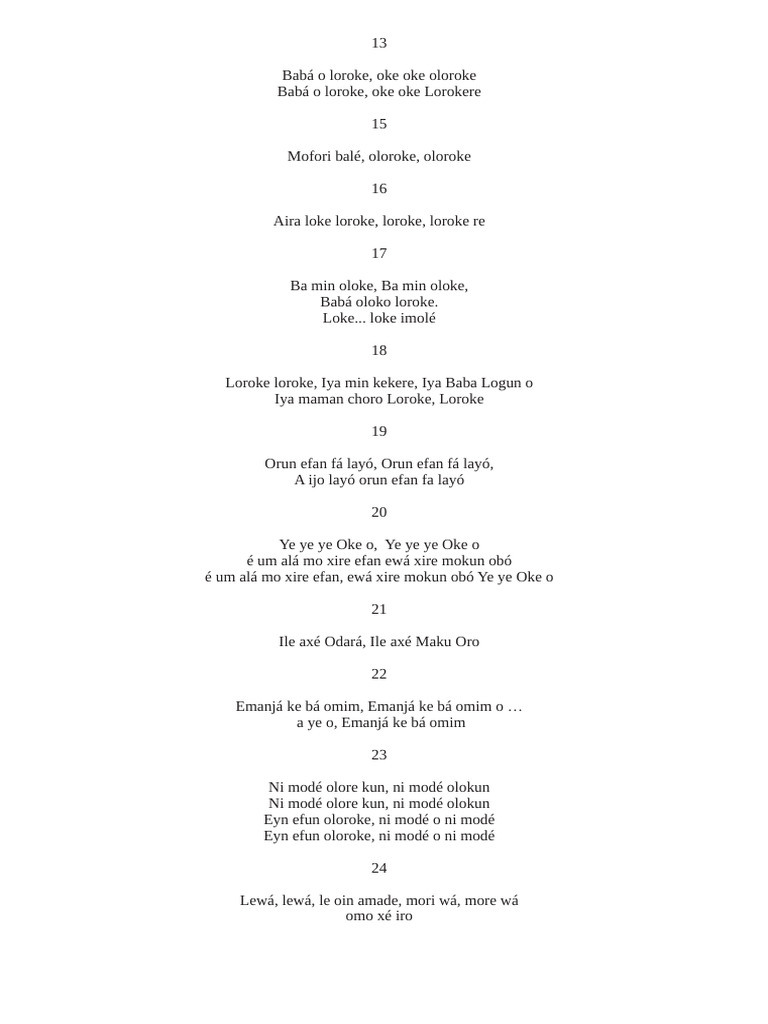 2 - Cantigas Ijexá – Roda de Efon Em PDF Apostila | PDF