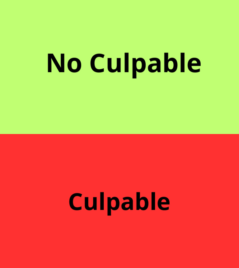 Culpable | PDF