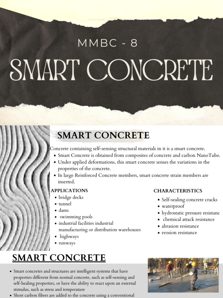 Smart Material - Smart Concrete | PDF