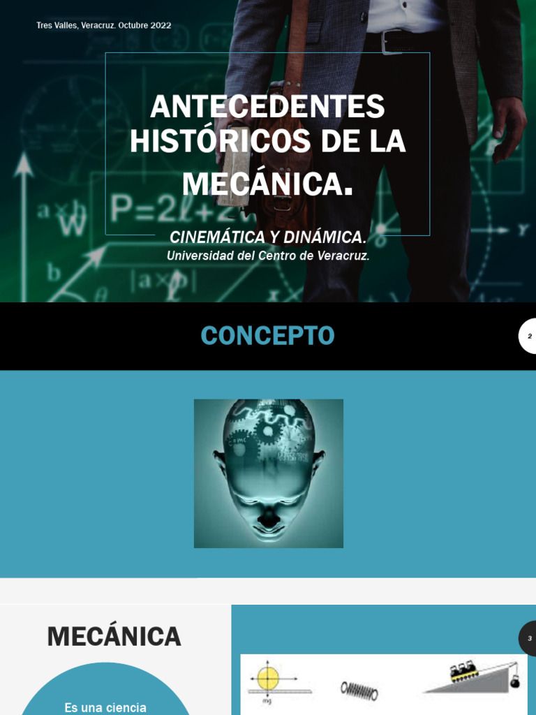 Antecedentes Históricos De La Mecánica Pdf Dinámica Mecánica Fuerza