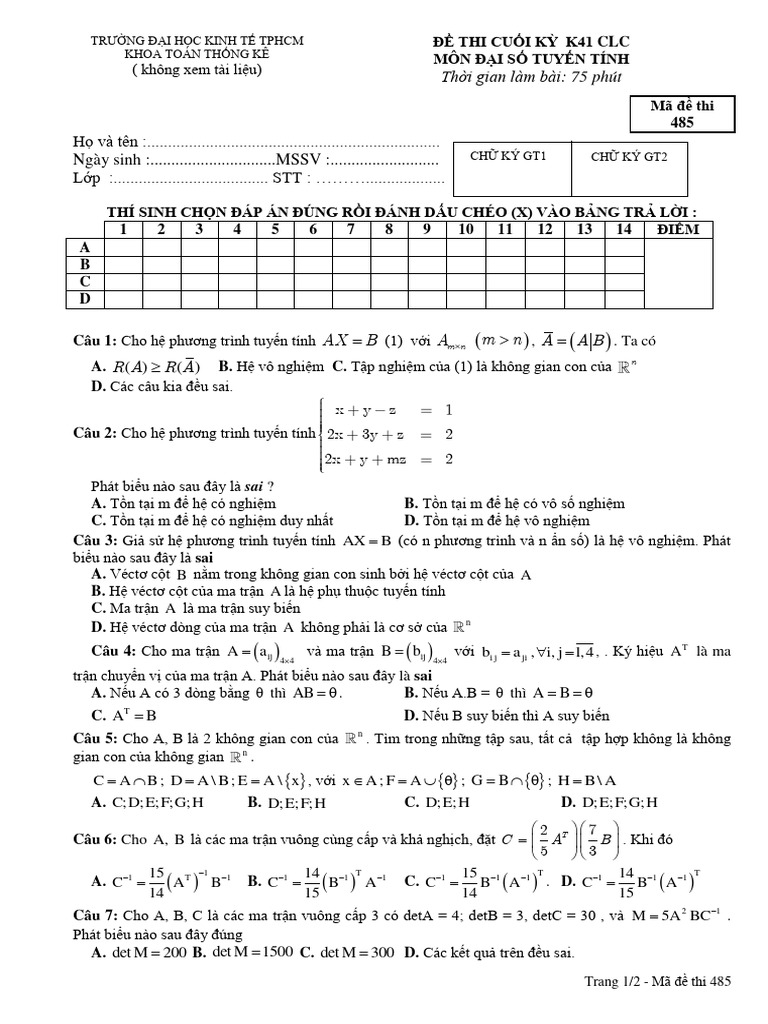 DSTTCLC K41 - 485 | PDF