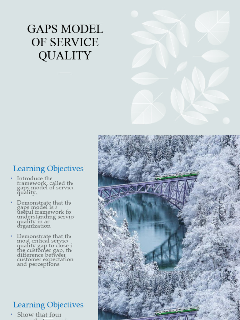 GAPS MODEL OF SERVICE QUALITY | PDF | Business | Psychological Concepts