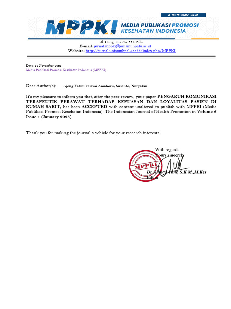 2375-Letter of Acceptance (LoA) - 8870-1-18-20221114 | PDF