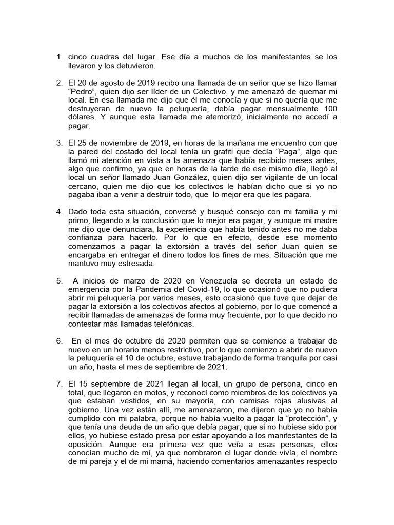 Relato 2 | PDF | Ciencias sociales | Derecho