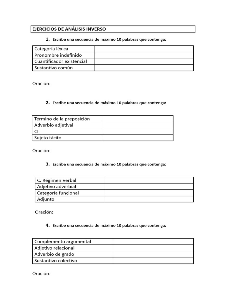 Ejercicios de Análisis Inverso 23 | PDF