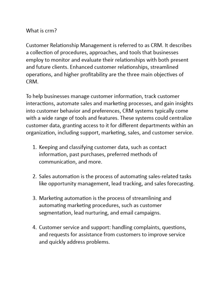 Crm 12 Pdf Customer Relationship Management Business Economics