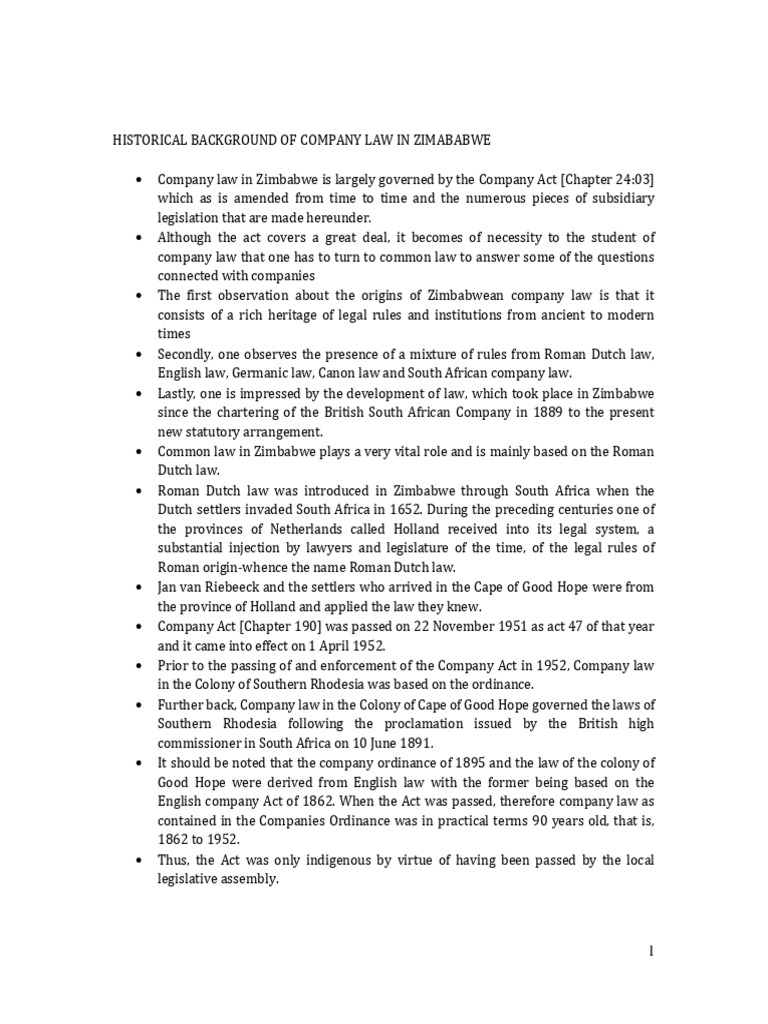 Company Law in A Nutshell | PDF | Dividend | Legal Liability