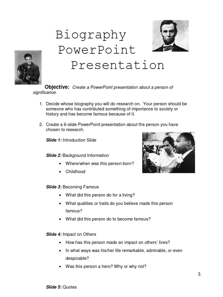 biography-powerpoint-project | PDF