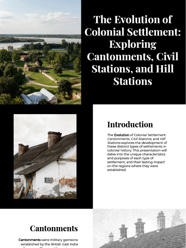 Colonial Settlement and Built Form Types | PDF | Social Science | History