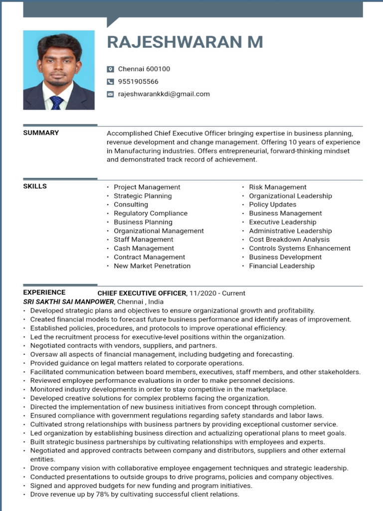 Rajesh Resume 23 | PDF