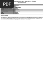 Interpretación SCAReD | PDF | Trastorno de ansiedad | Ciencias del ...