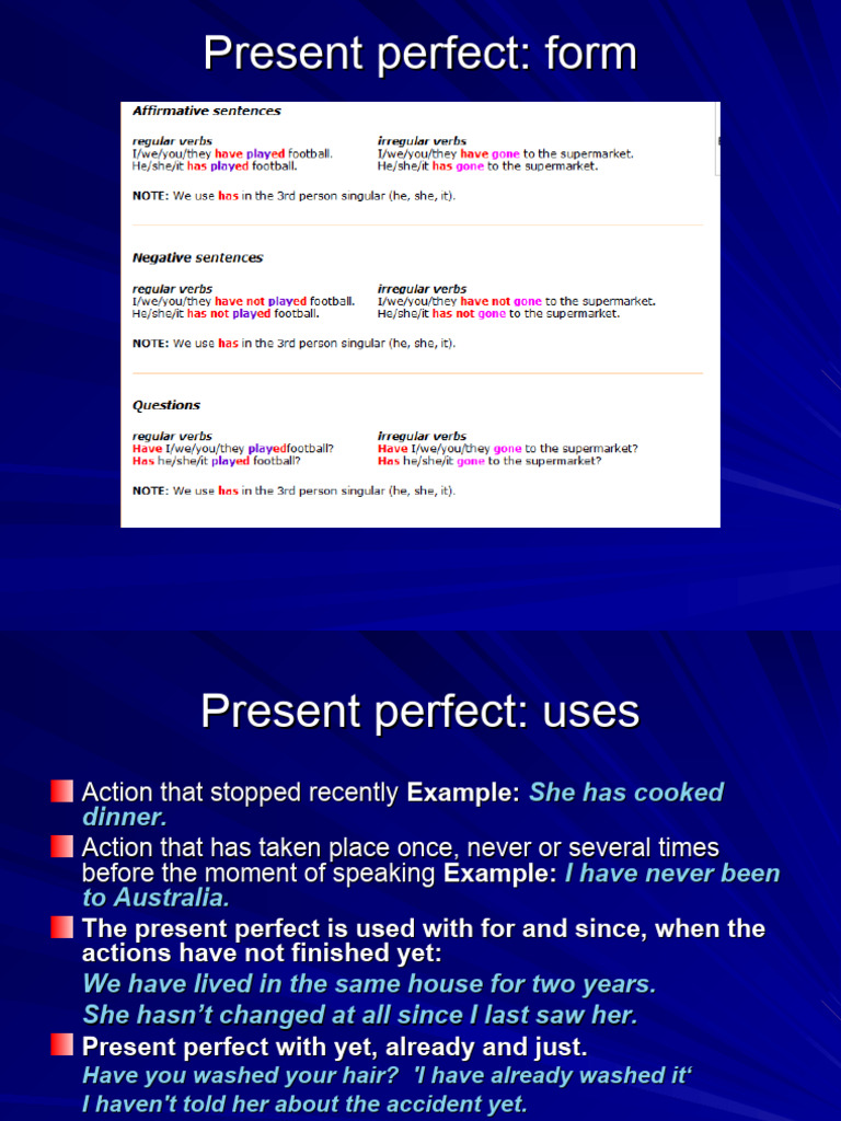 Present Perfect vs Past Simple Guide | PDF