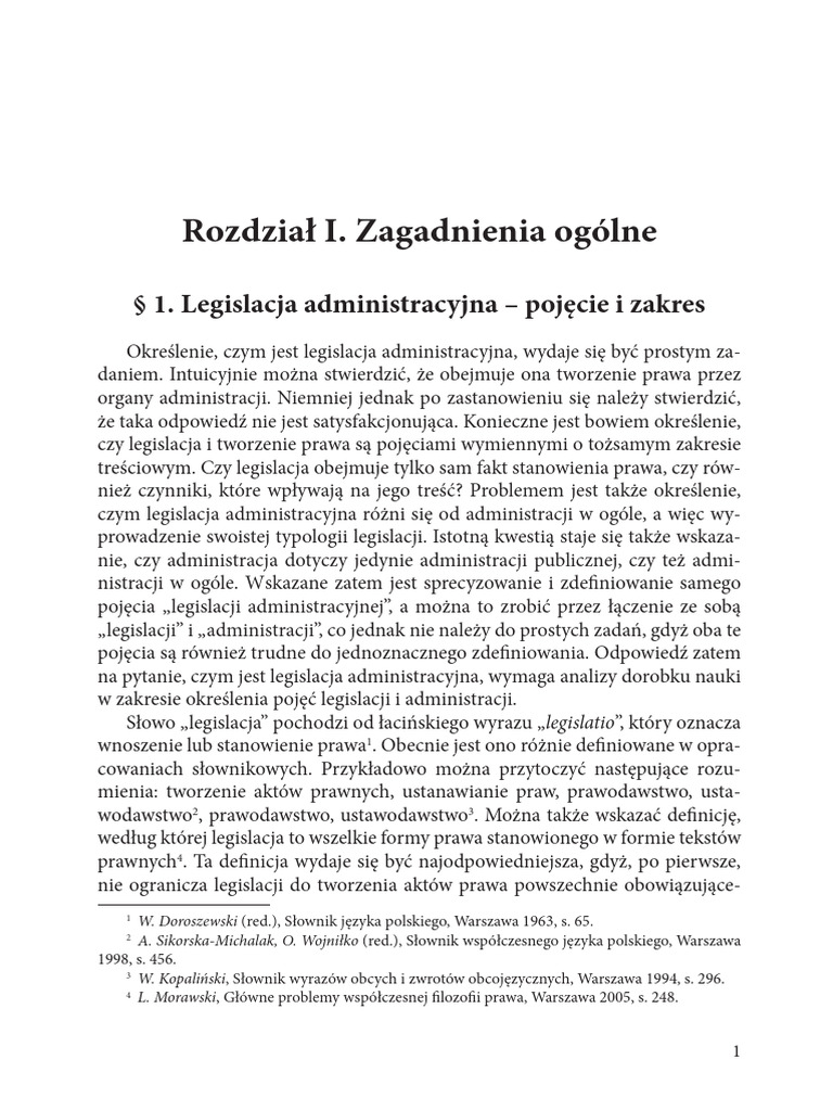 Legislacja Administracyjna Leslaw Grzonka Darmowy Fragment | PDF