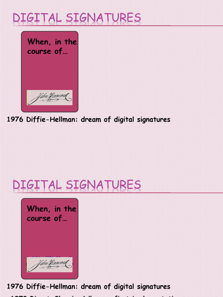 9 Digital Signatures Complete Pdf Public Key Cryptography