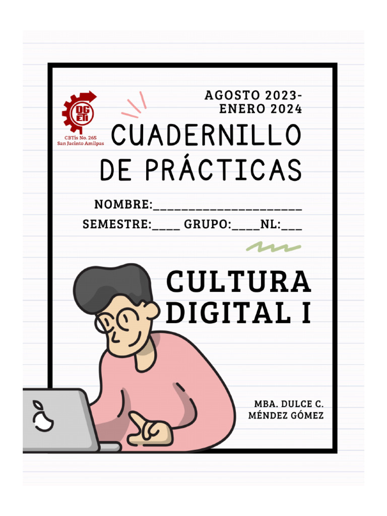 Cuadernillo de Practicas de Cultura Digital | PDF | Índice de masa corporal | Alimentos