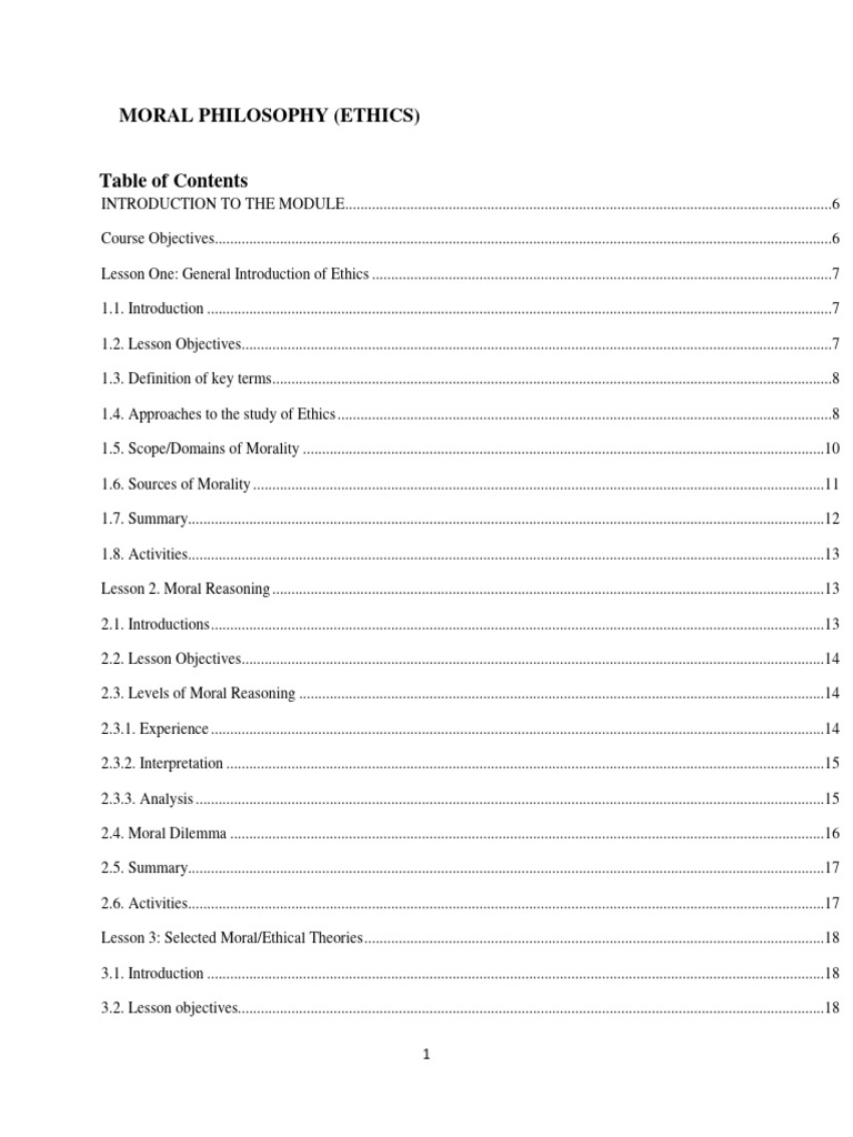 Aph 103 Module Revised | PDF | Utilitarianism | Morality