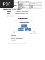 SOP For Scrap Management | PDF