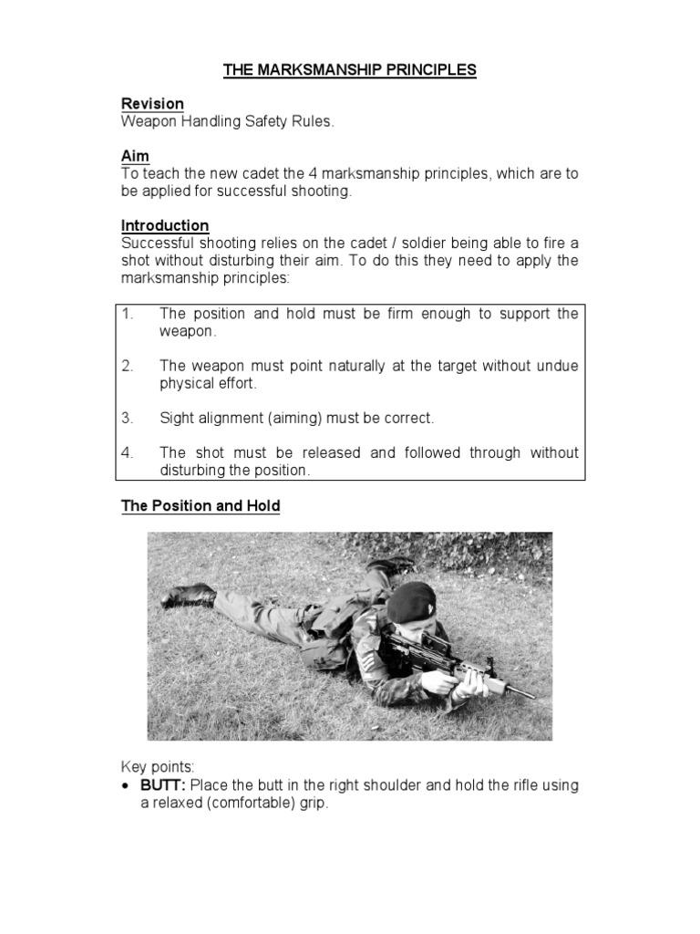 Marksmanship Principles | Hazards | Military Technology