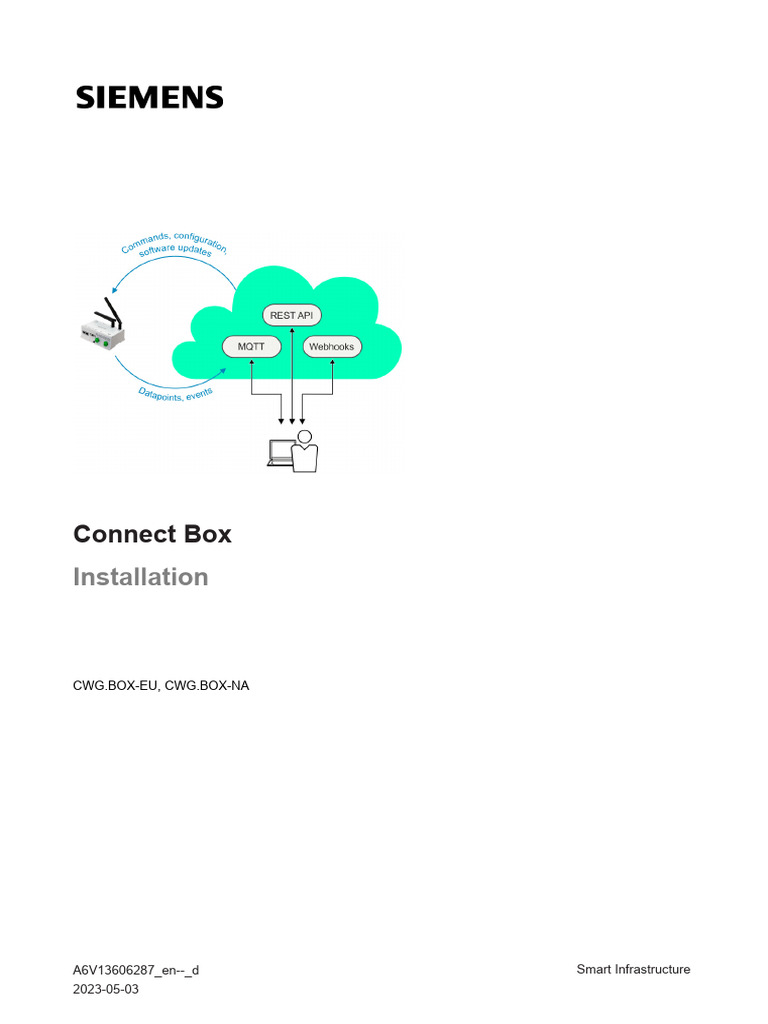Siemens Connect Box Dispozitiv Supraveghere Monitorizare CWG Box Eu ...