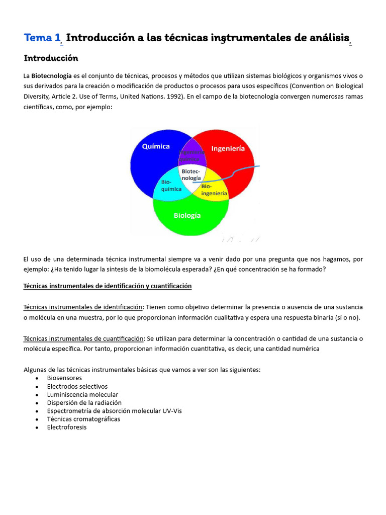 Tema 1 Técnicas Instrumentales Básicas | PDF | Concentración | Exactitud y precisión
