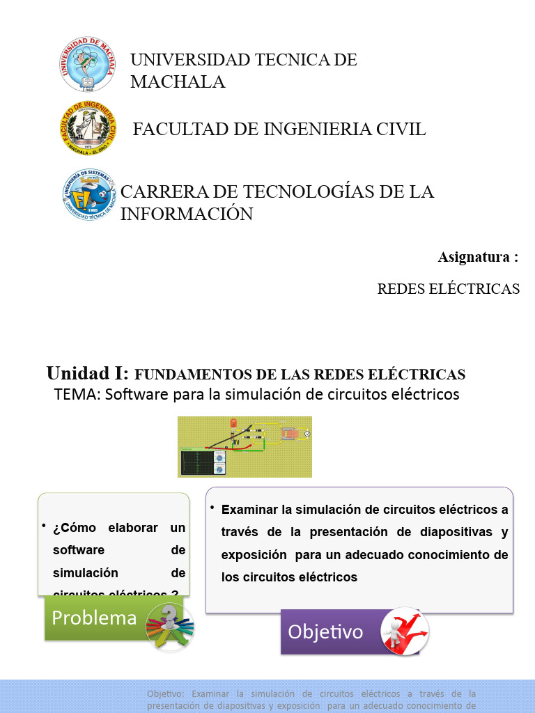 Software para La Simulación de Circuitos Eléctricos | PDF | Red ...