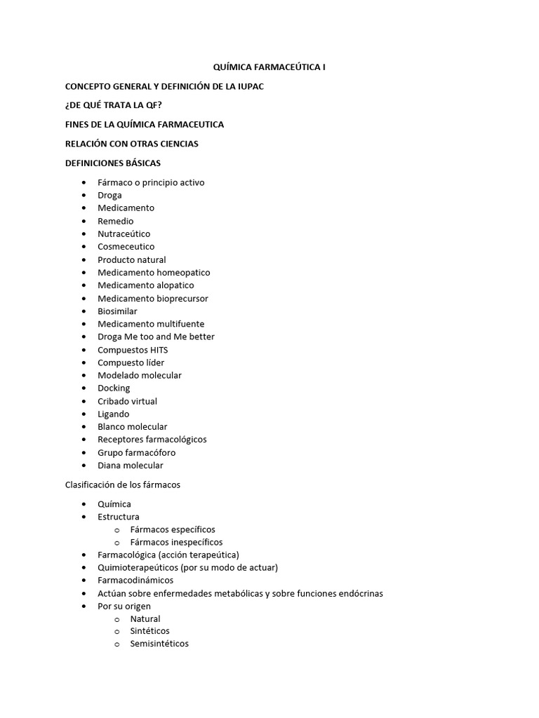 Borrador Libro QFI | PDF | Farmacología | Medicamentos con receta