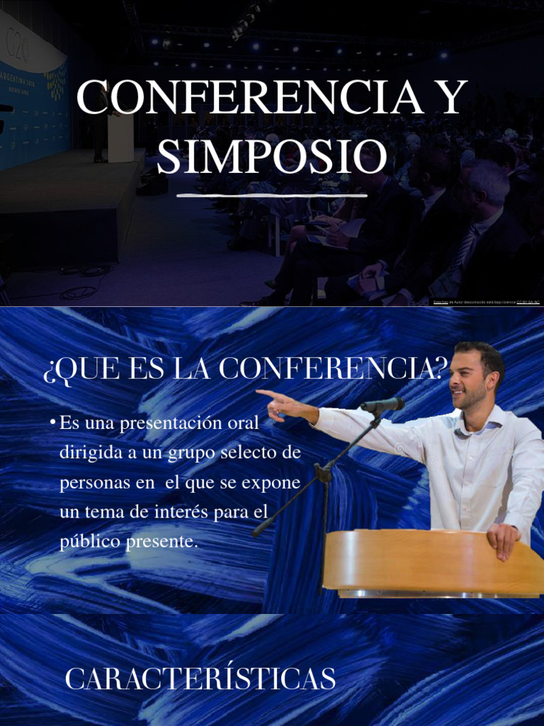 Conferencia y Simposio | PDF | Comunicación humana