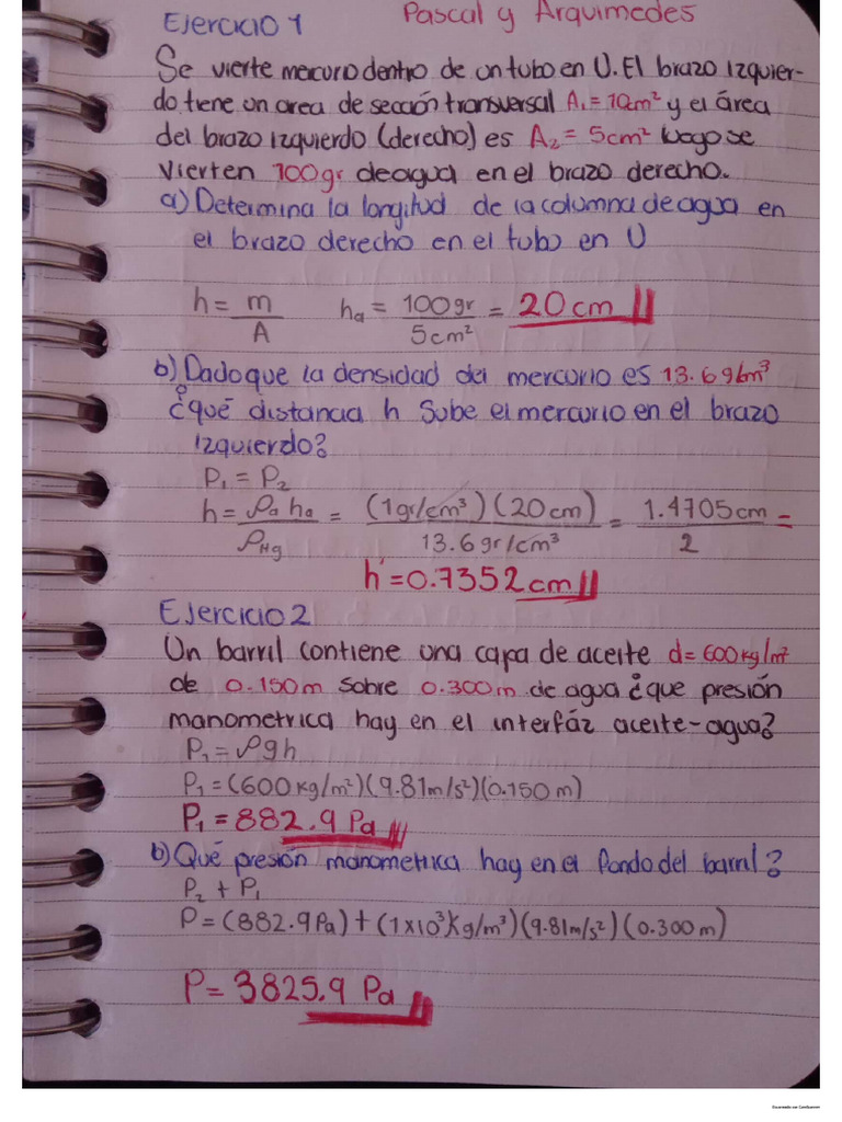 Pascal y Arquimedes | PDF