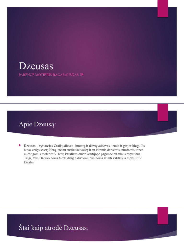 Dzeusas | PDF