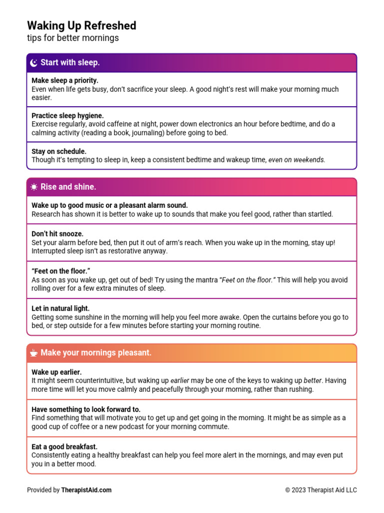 Waking-Up-Refreshed 4 | PDF