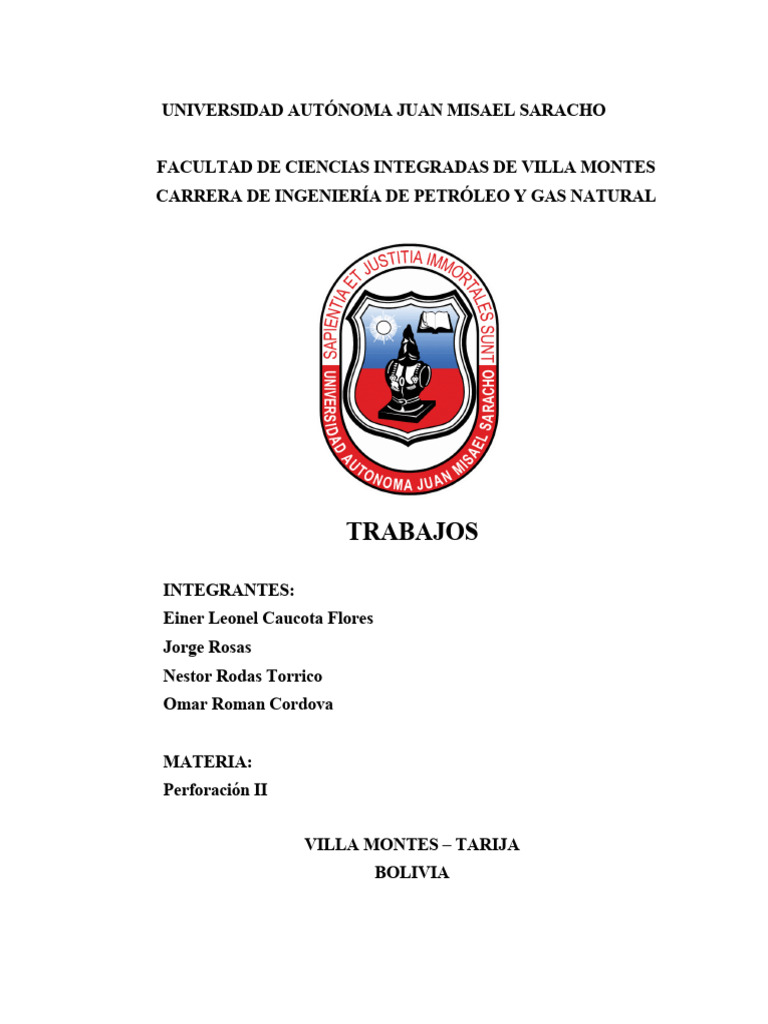 Logo y Carátula de la UAJMS | PDF