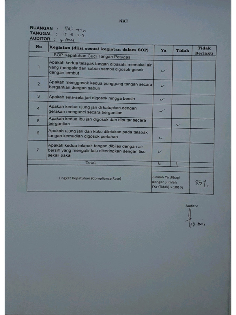 5.3.5.b Form Monitoring KKT | PDF