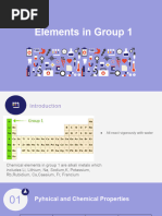Group I Elements' Violent Water Reactions | PDF | Science & Mathematics ...