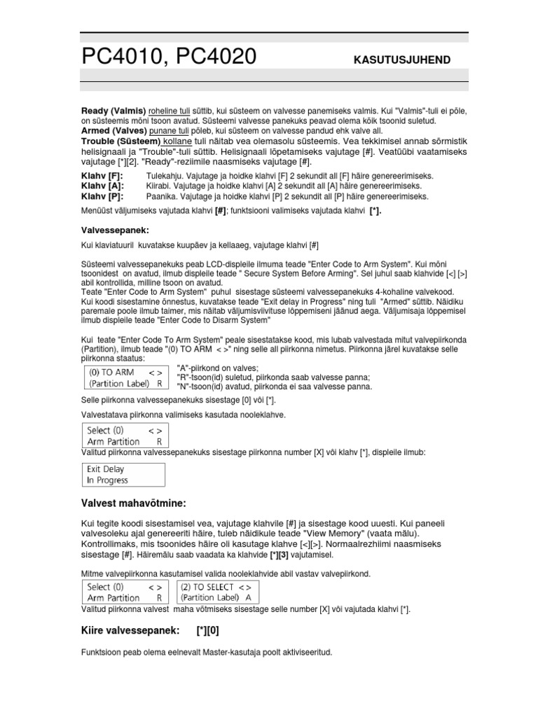 PC-4010 4020 | PDF