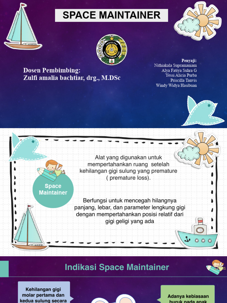 Panduan Space Maintainer | PDF