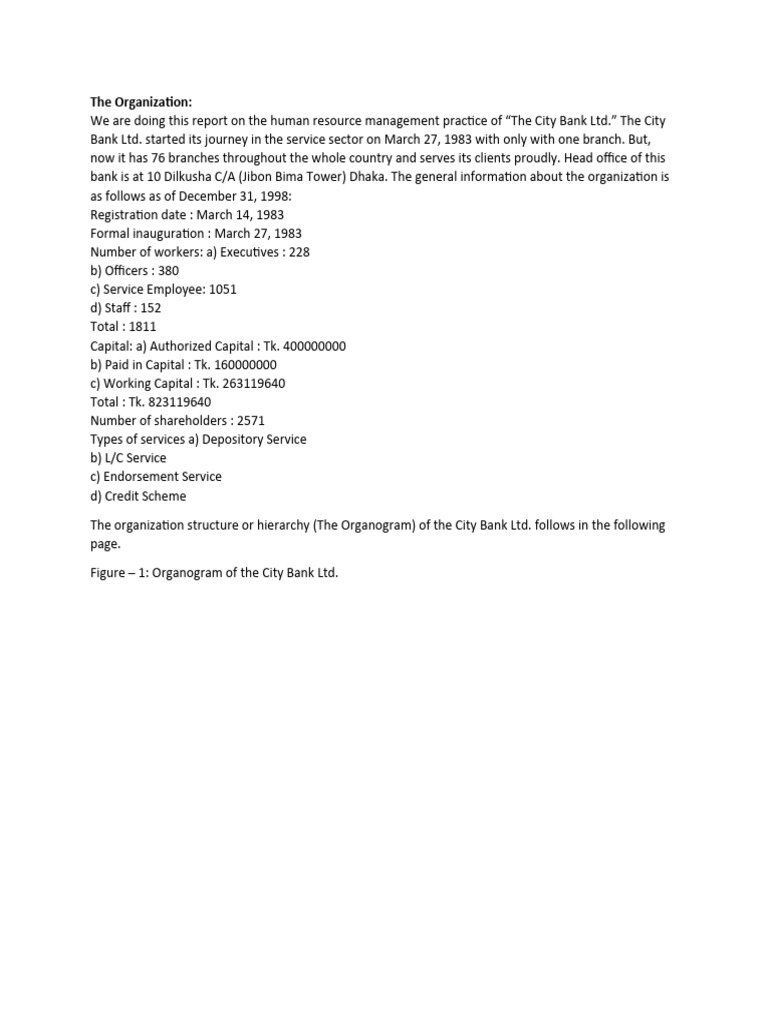 The Organization | PDF