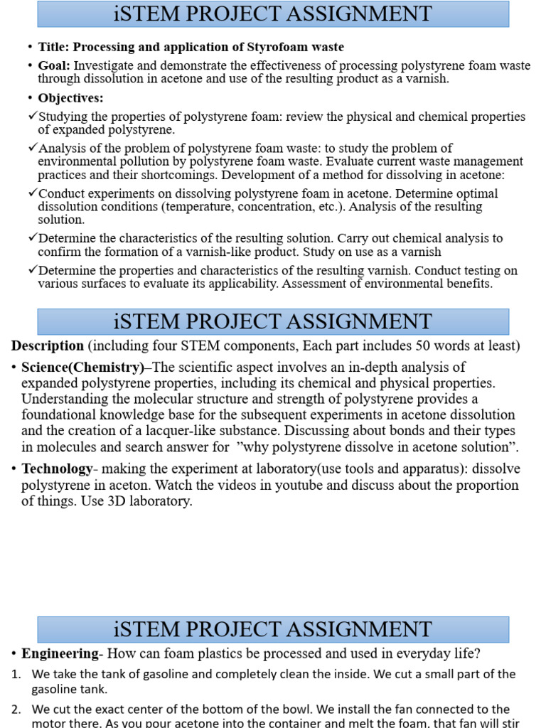 химик | PDF | Polystyrene | Experiment