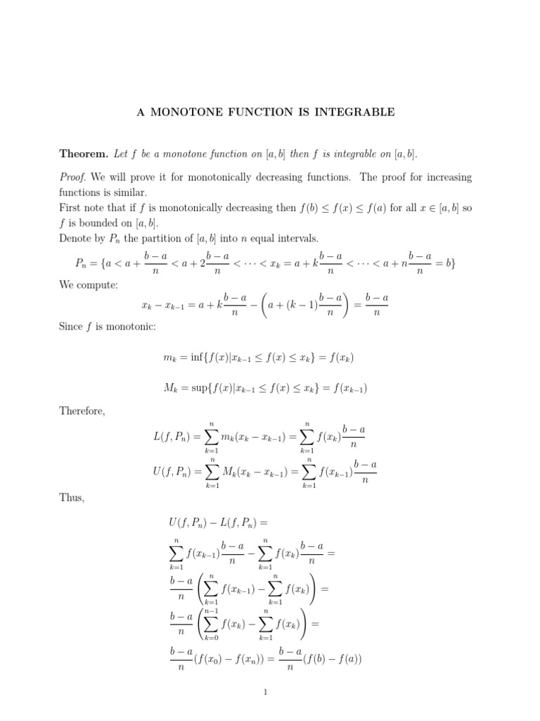 Integral | PDF | Function (Mathematics) | Integral