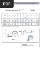 EMT Conduit and Fittings Data Sheet | PDF | Electricity | Electrical ...