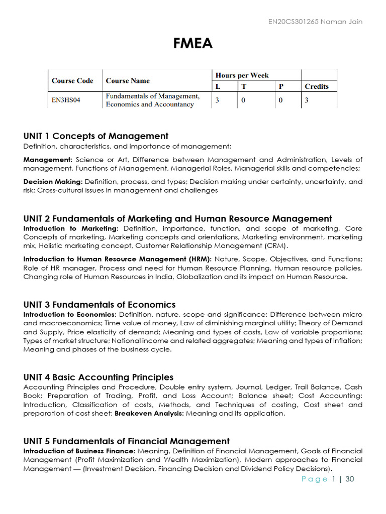 FMEA | PDF | Marketing | Economics
