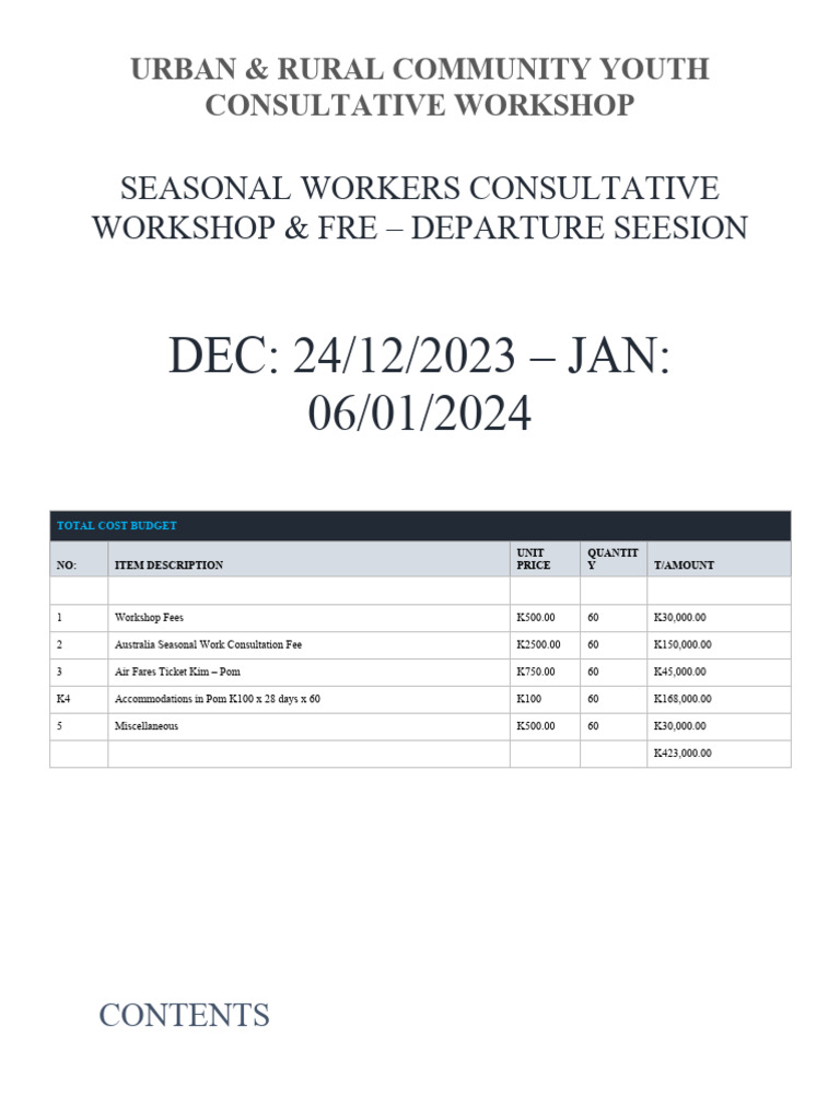 IC Project Management Budget 11292 - WORD | PDF | Communication | Information