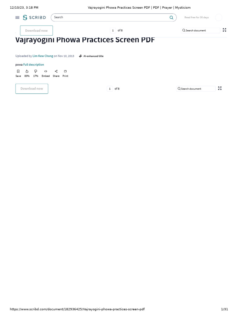 Thirty Two | PDF | Scribd | Yoga