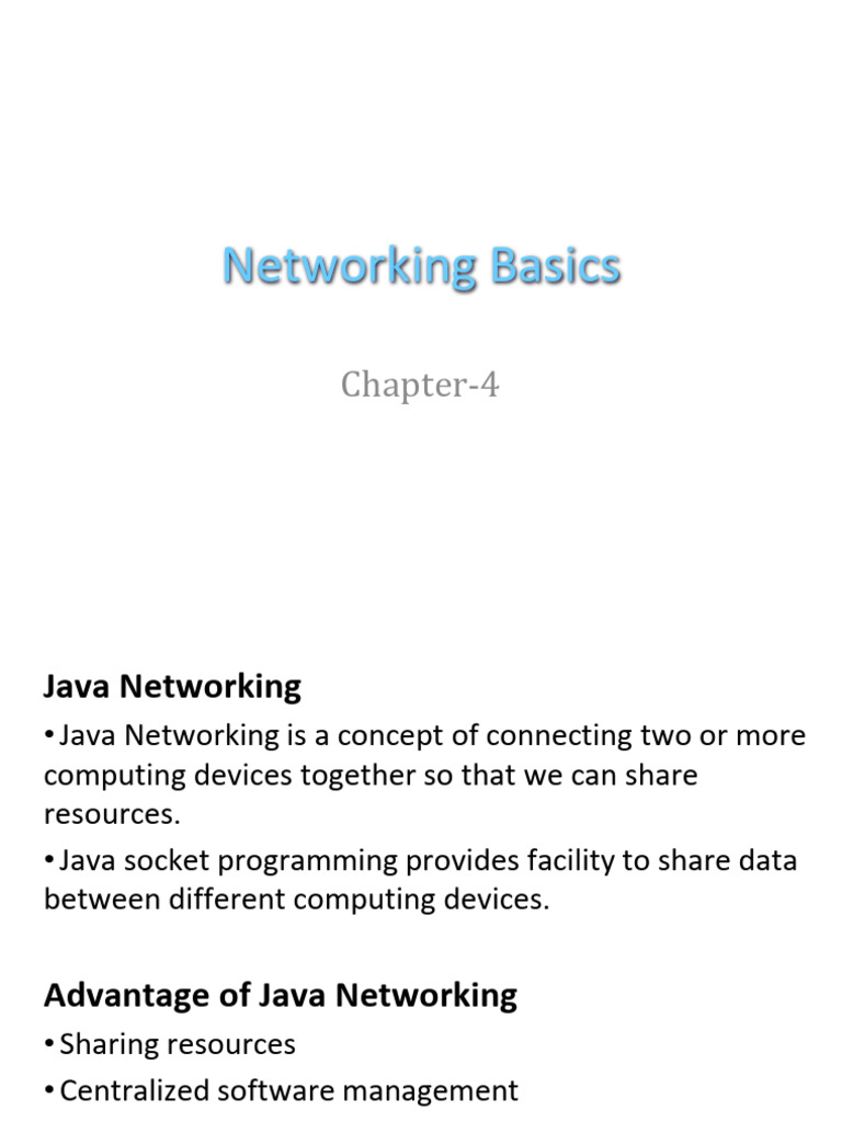Chapter 4 AJP | PDF | Transmission Control Protocol | Port (Computer Networking)