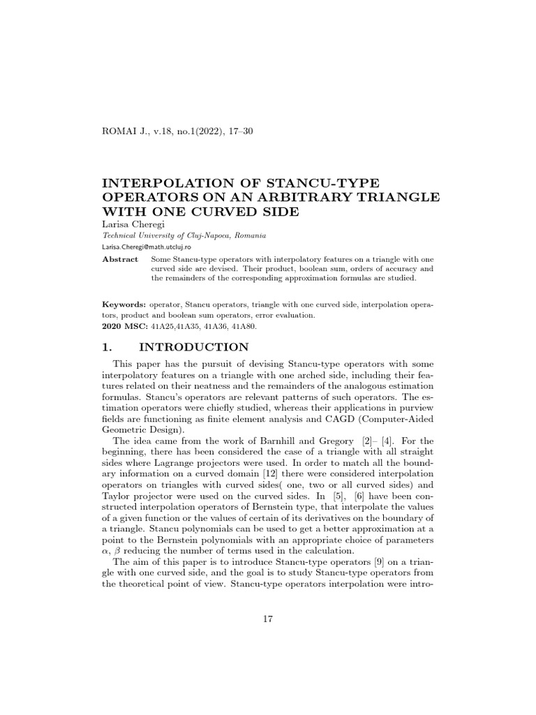 Cheregi RJ 18 1 | PDF