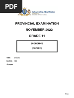 Math Lit Grade 11 P1 Nov Exam Exemplar Memo 2024 | PDF | Mathematics
