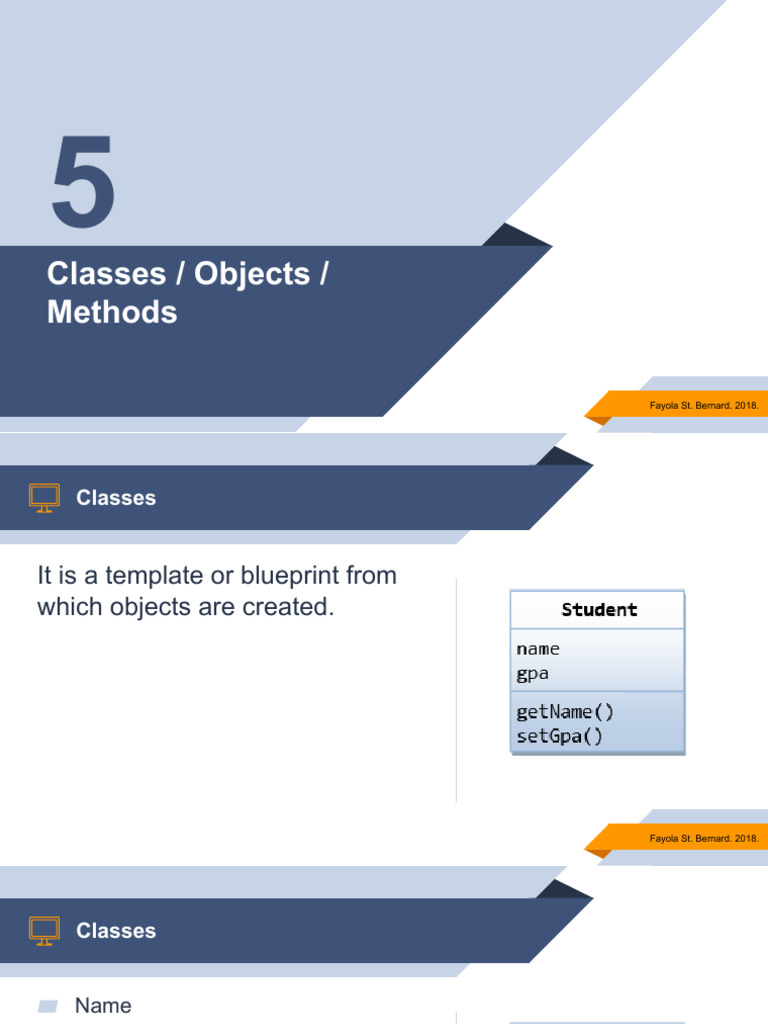 02 - Object Oriented Programming | PDF | Method (Computer Programming ...
