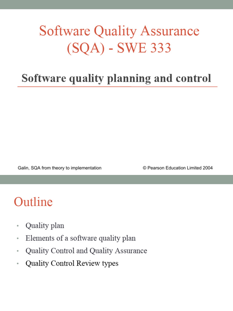 Quality Control | PDF | Software Quality | Quality Assurance