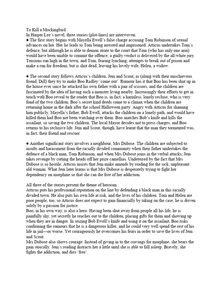 To Kill A Mockingbird in Harper Lee | PDF | To Kill A Mockingbird