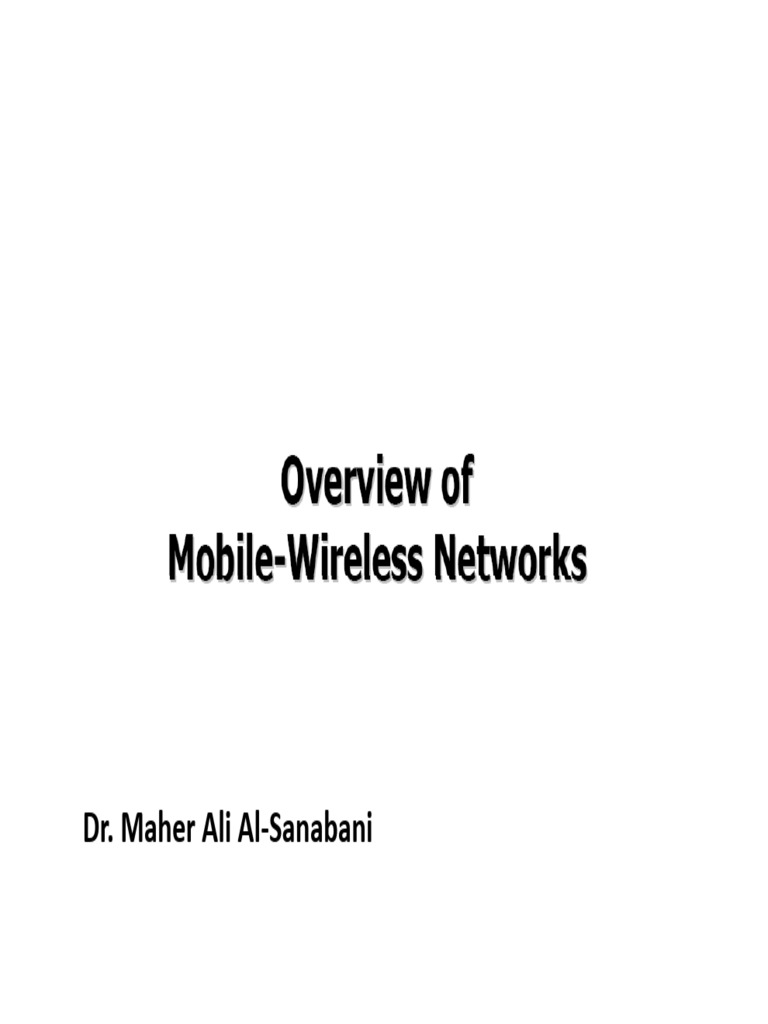 Wireless Class | PDF | Cellular Network | Radio